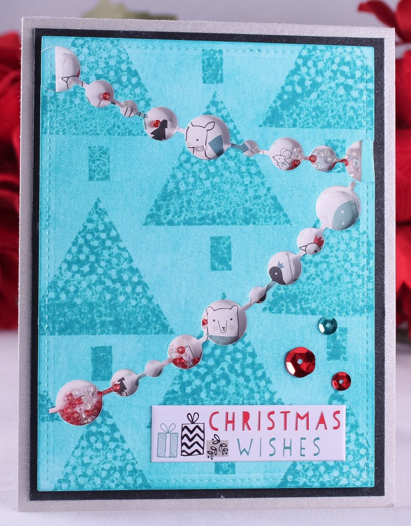 Blue Christmas Shaker Card – Everyday Expressions