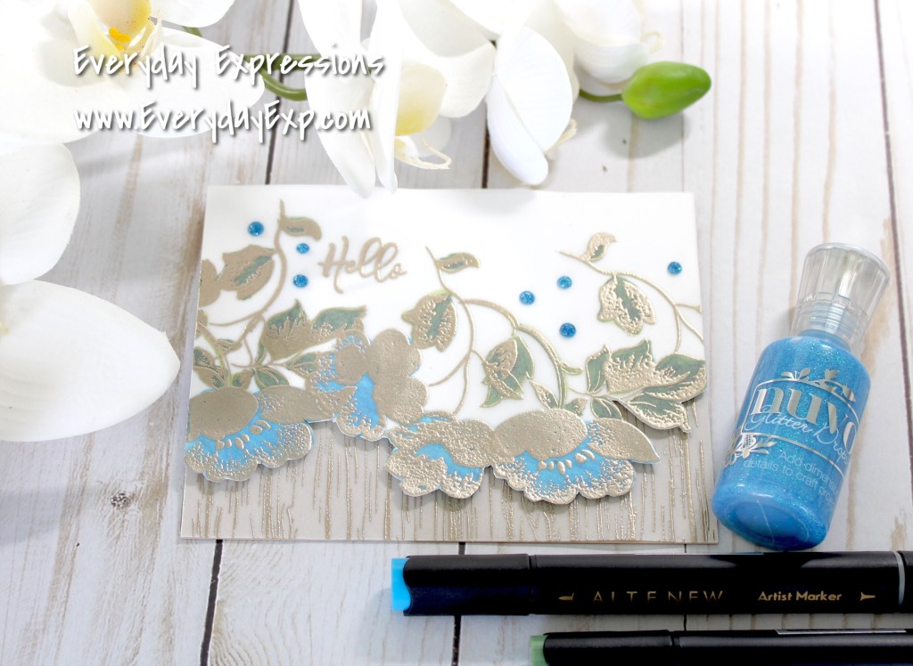 Embossing on Vellum – Everyday Expressions
