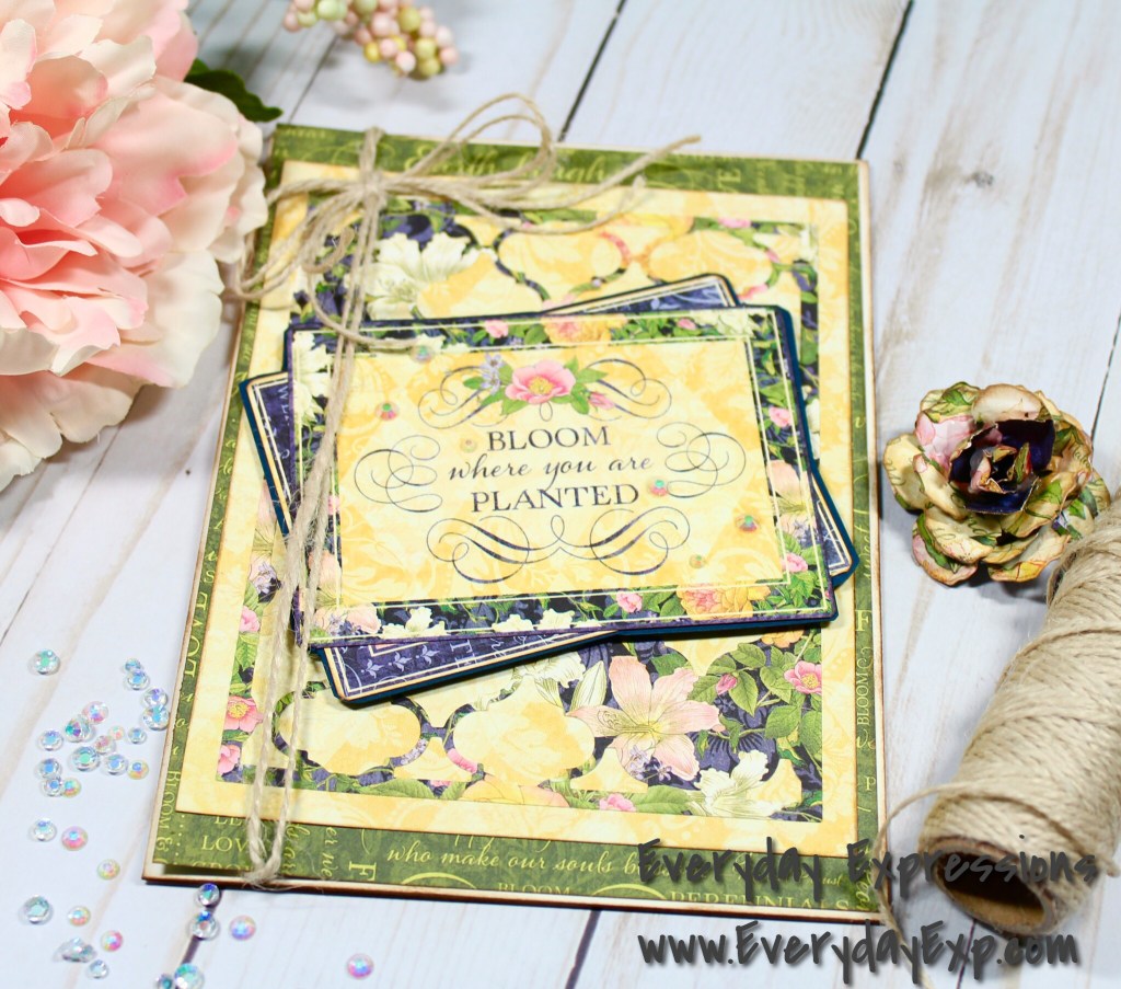 Graphic 45 Floral Shoppe Card Set – Everyday Expressions