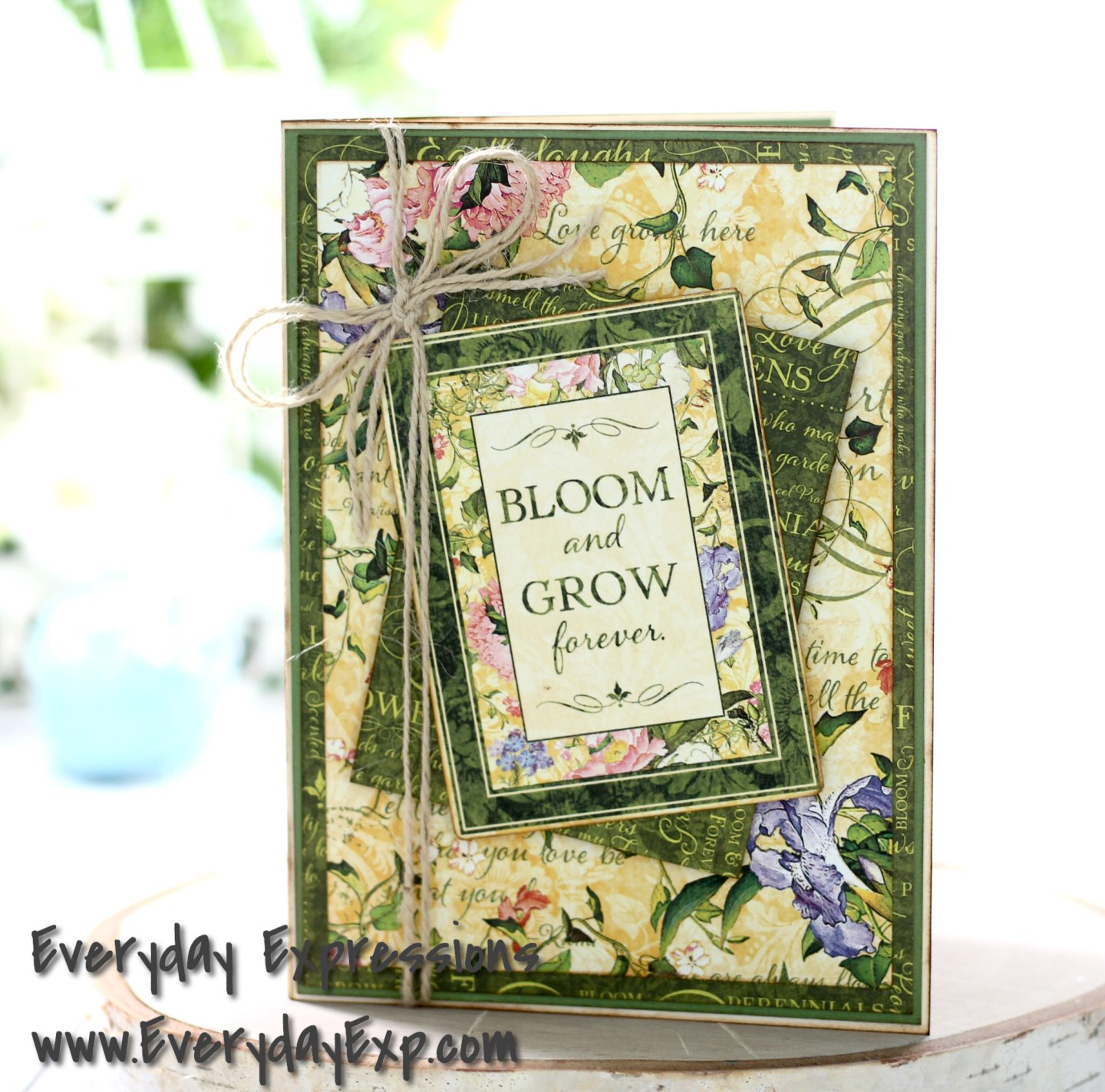 Graphic 45 Floral Shoppe Card Set – Everyday Expressions
