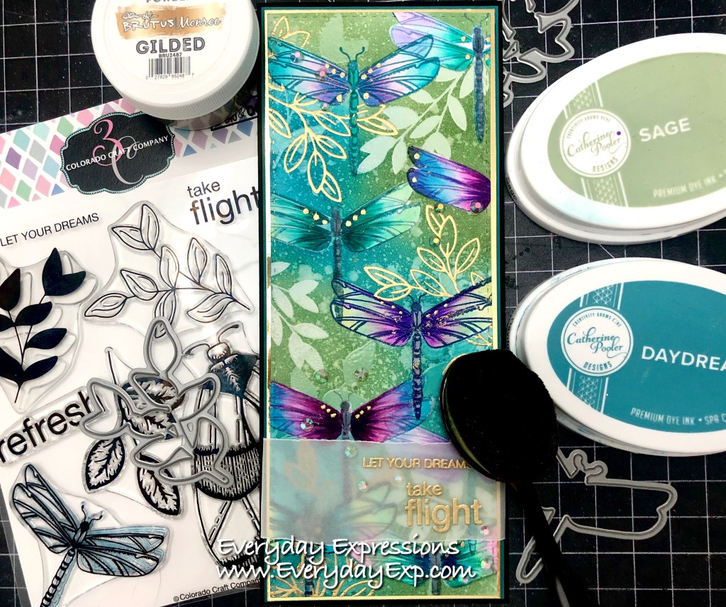 Dramatic Backgrounds With Emboss Resist – Everyday Expressions