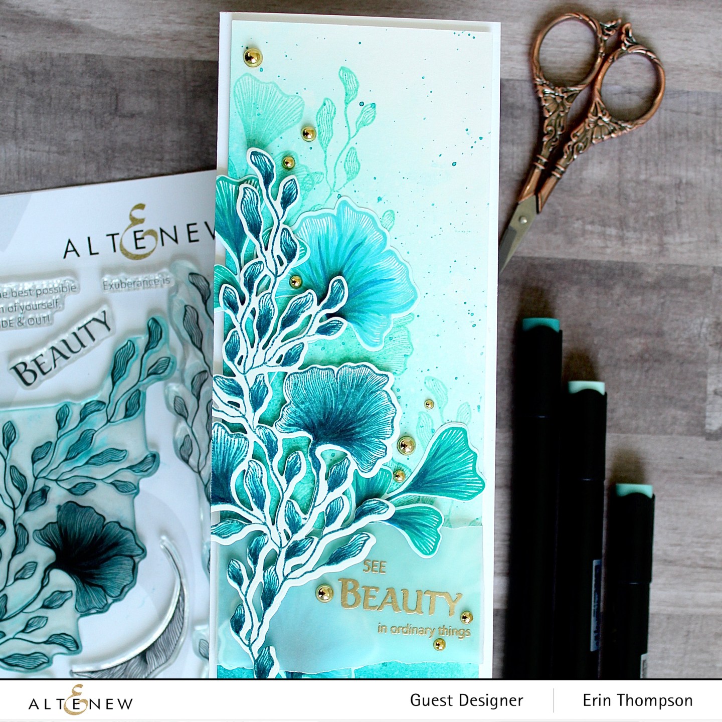 Altenew Exotic Garden Stamps/Dies/Stencils/Embossing Folders Collection ...