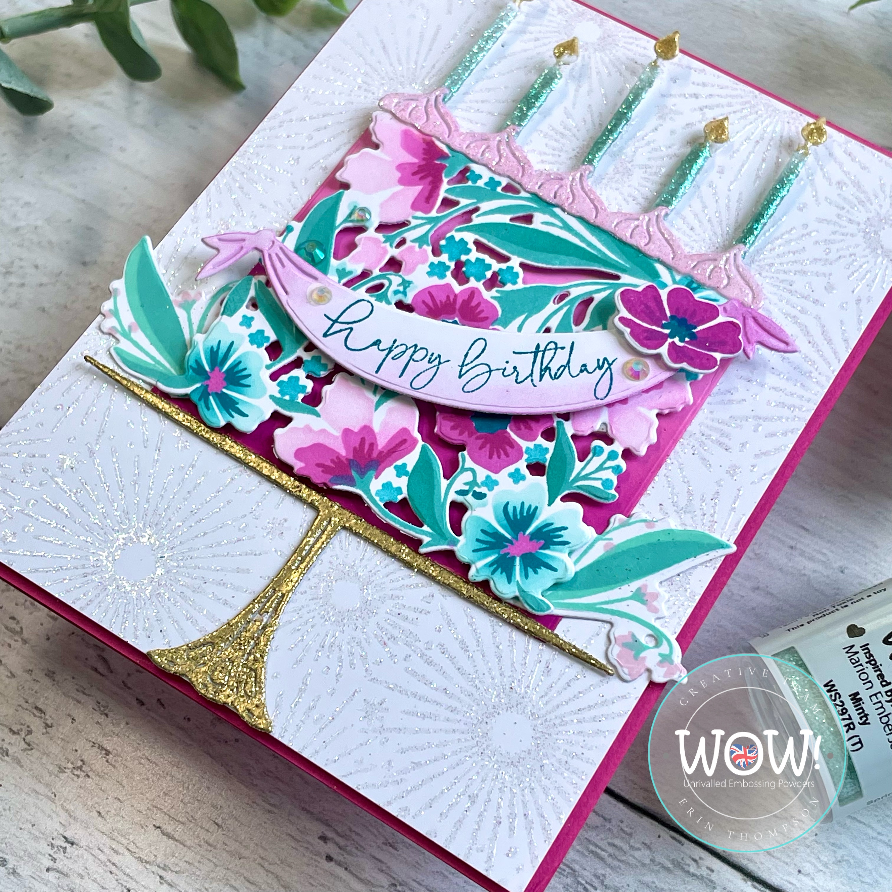 Glittery Embossed Birthday Card – Everyday Expressions