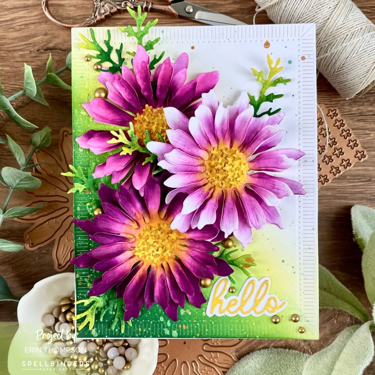 Shaped and Inked Flowers for Dimensional Cards – Everyday Expressions